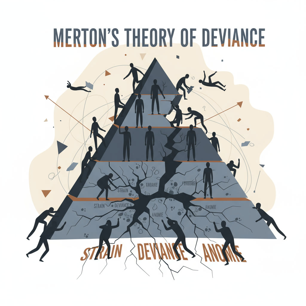 Merton's Theory Of Deviance (Strain Theory) - PureSociology